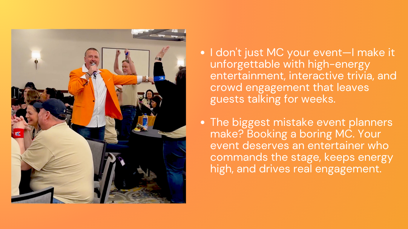 10 Benefits to Hiring an Event Host (MC) for Your Corporate Event